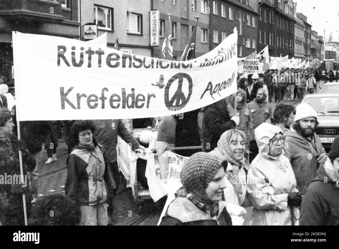 The traditional Easter March Ruhr 1982, Germany Stock Photo - Alamy