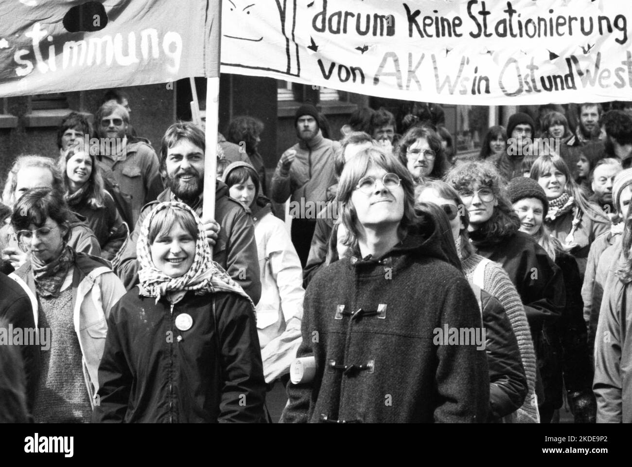 The traditional Easter March Ruhr 1982, Germany Stock Photo - Alamy