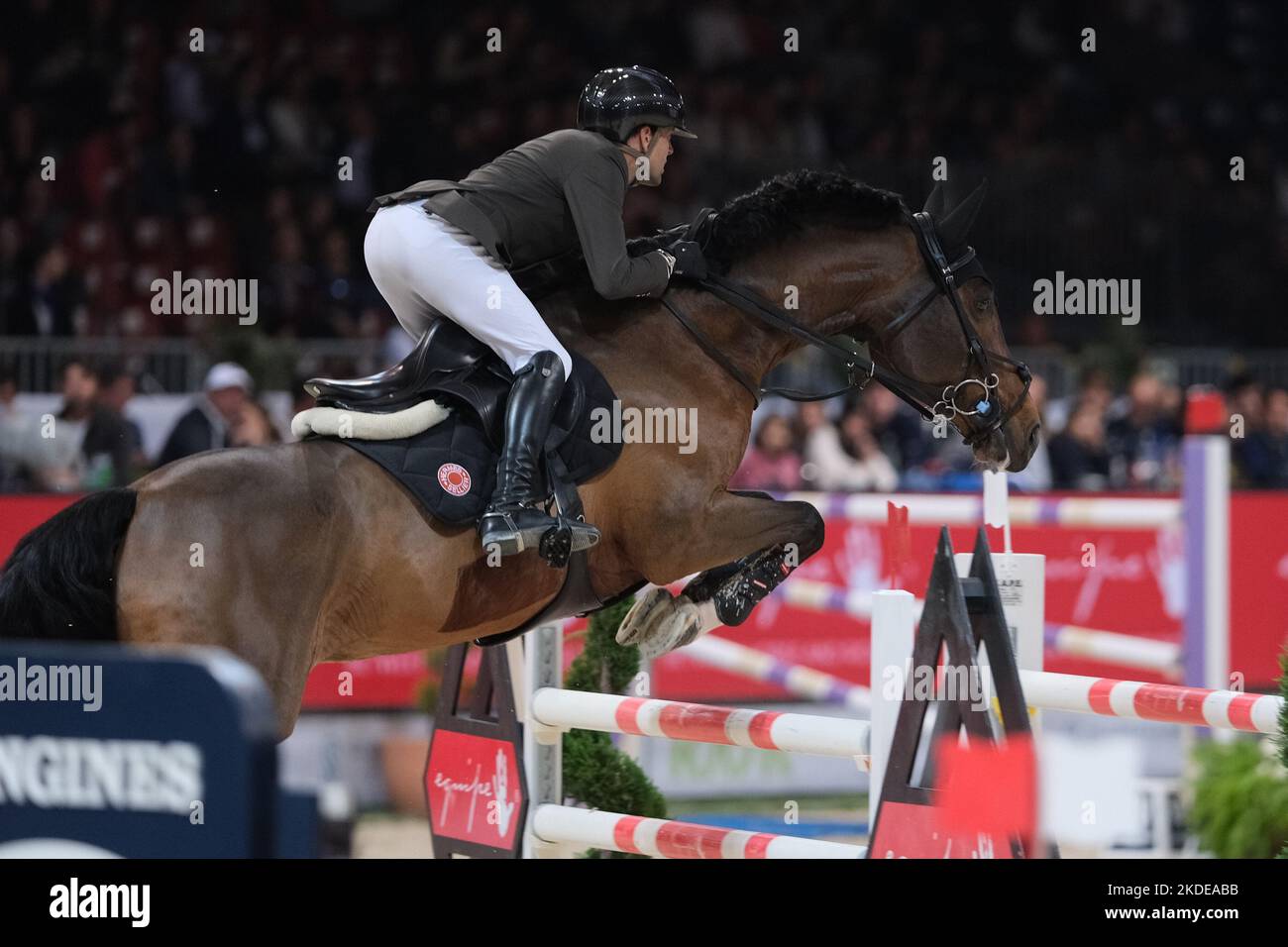 Verona, Italy. 05th Nov, 2022. Simon Delestre riding Iniesta V during ...