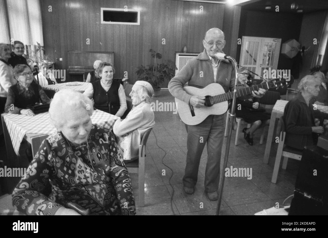 The senior citizens' organisation Grey Panthers entertain residents of ...