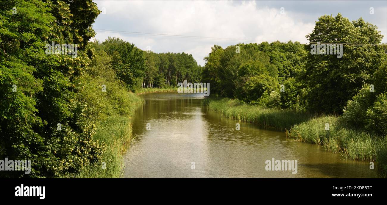 The Strelitz Lake District, part of the Mecklemburg Lake District ...