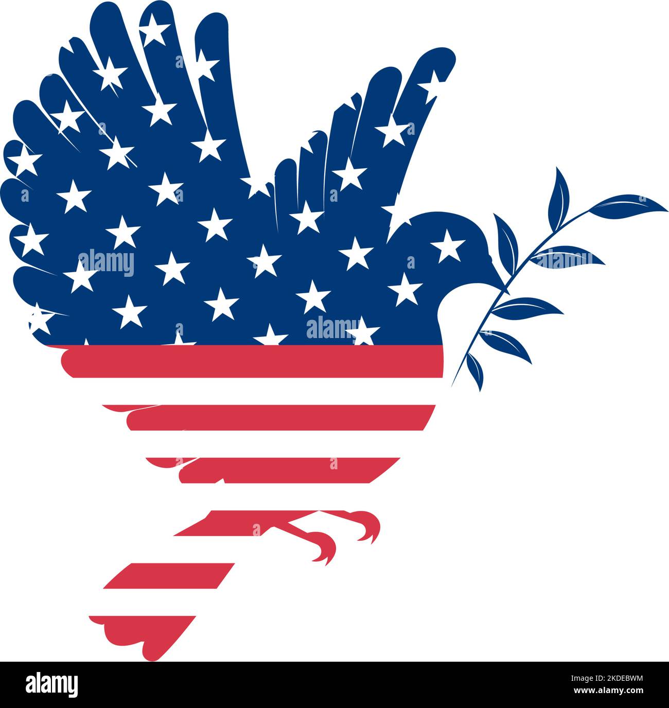 Dove peacemaker silhouette, vector. Dove illustration, symbol of peace ... Dove peacemaker silhouette, vector. Dove illustration, symbol of peace ...