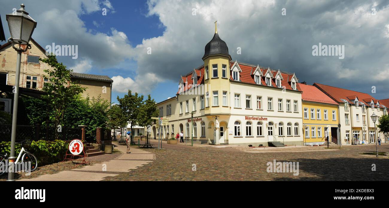 The Strelitz Lake District, part of the Mecklemburg Lake District ...