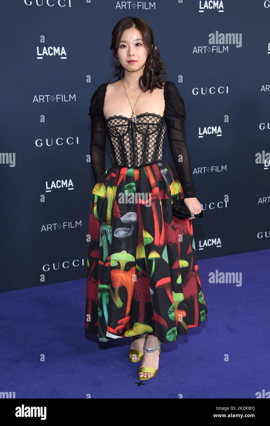 Annie Ge arriving to the 2022 LACMA Art + Film Gala held at LACMA in ...