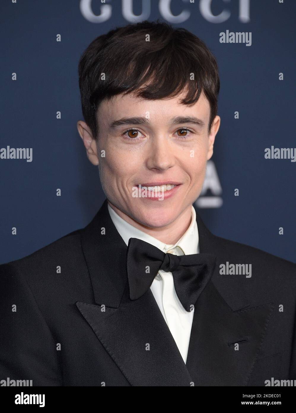 Elliot Page arriving to the 2022 LACMA Art + Film Gala held at LACMA in ...