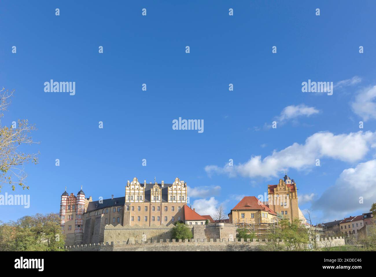 Bernburg Castle, Renaissance castle, belongs to the Saxony-Anhalt ...