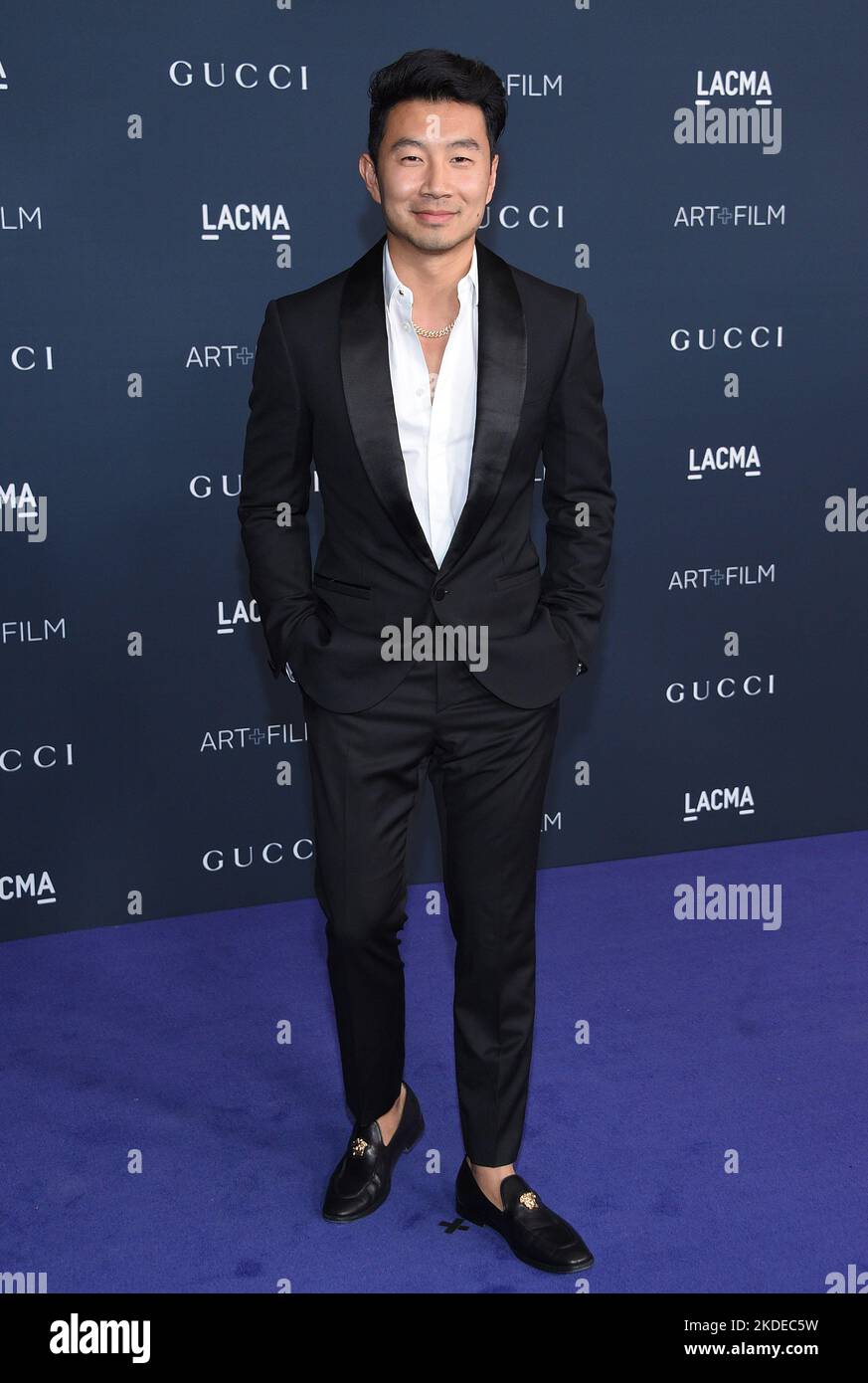 Simu Liu arriving to the 2022 LACMA Art + Film Gala held at LACMA in ...