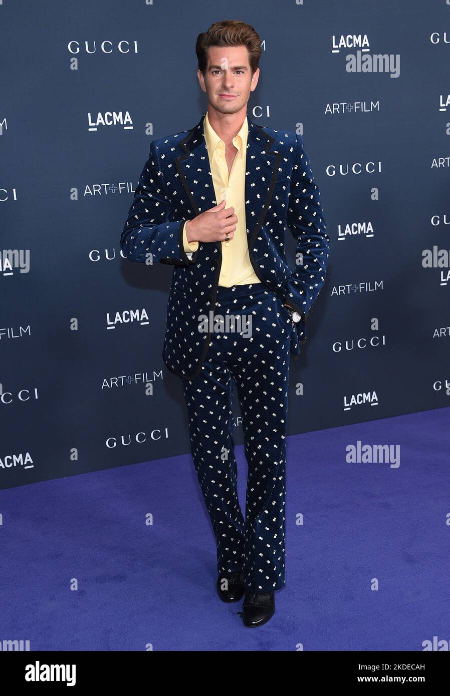 Andrew Garfield arriving to the 2022 LACMA Art + Film Gala held at ...