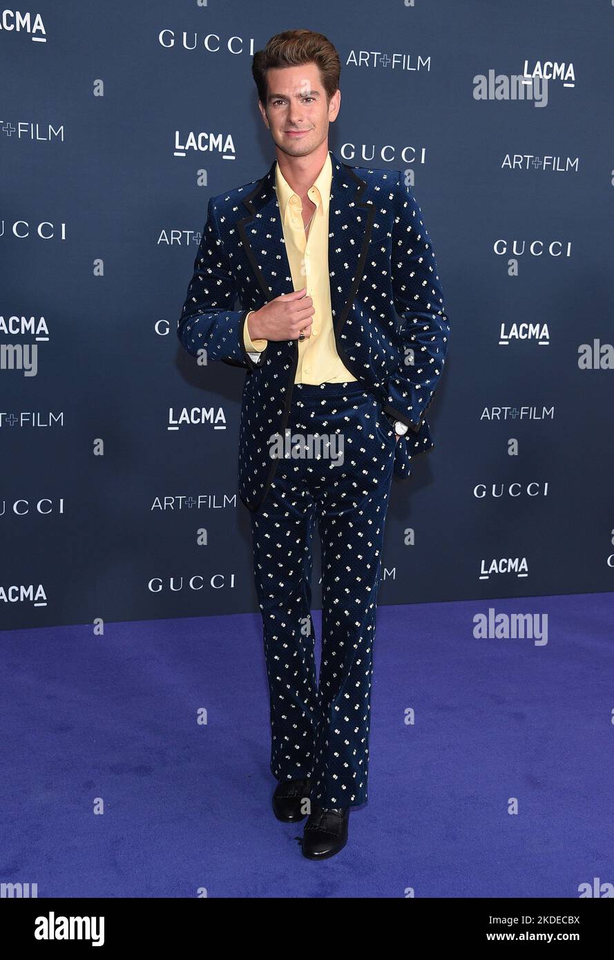 Andrew Garfield arriving to the 2022 LACMA Art + Film Gala held at ...