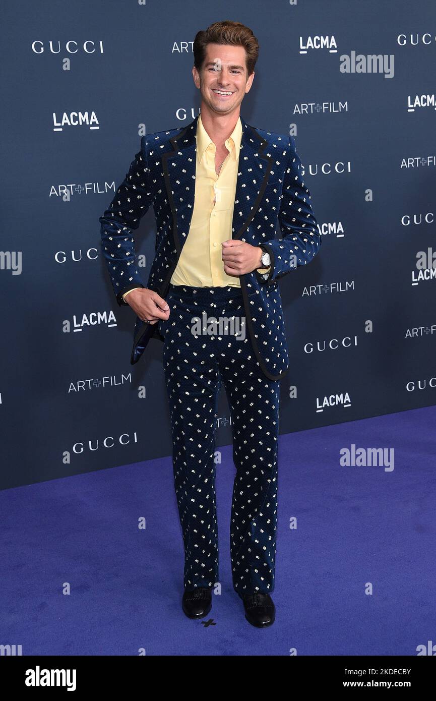 Andrew Garfield arriving to the 2022 LACMA Art + Film Gala held at ...