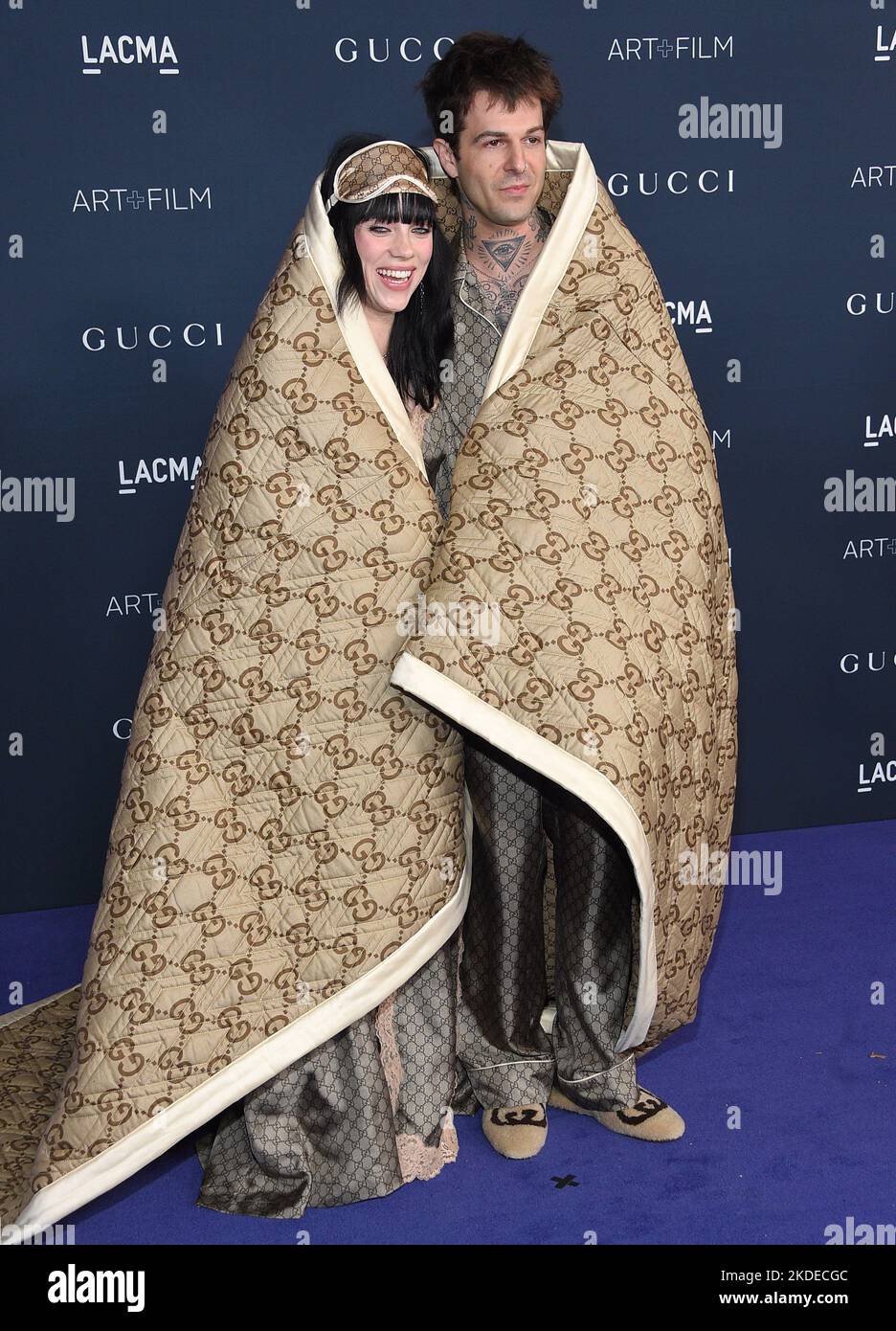 Billie Eilish and Jesse Rutherford arriving to the 2022 LACMA Art ...