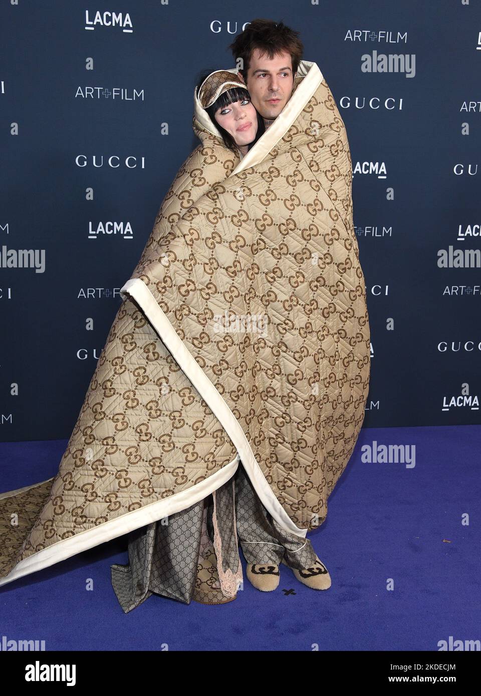 Billie Eilish and Jesse Rutherford arriving to the 2022 LACMA Art ...