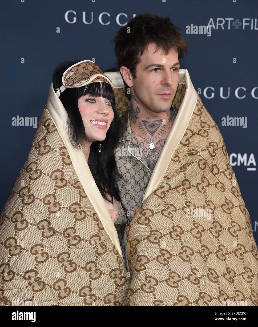 Billie Eilish and Jesse Rutherford arriving to the 2022 LACMA Art ...