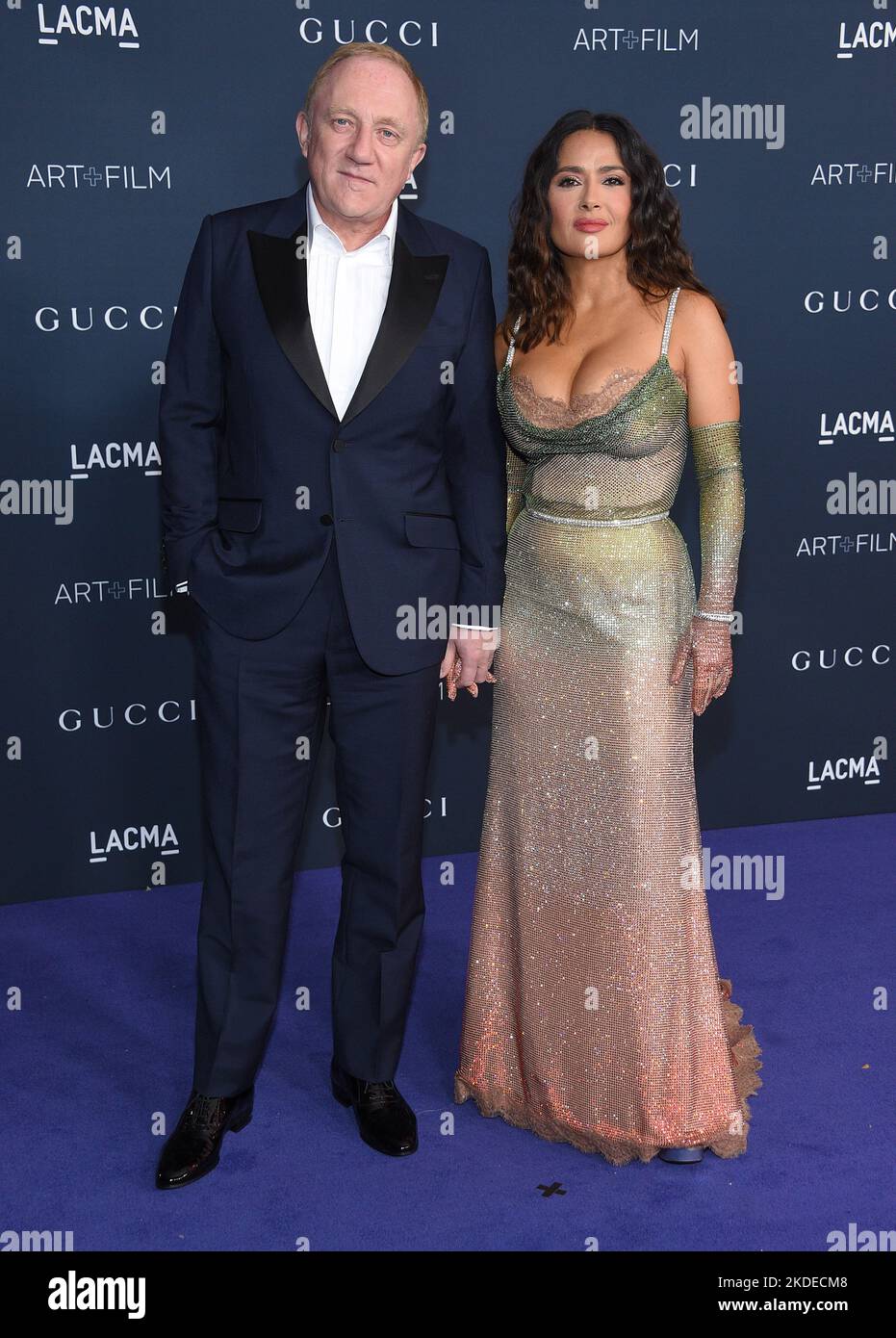 Francois-Henri Pinault and Salma Hayek arriving to the 2022 LACMA Art + Film Gala held at LACMA ...
