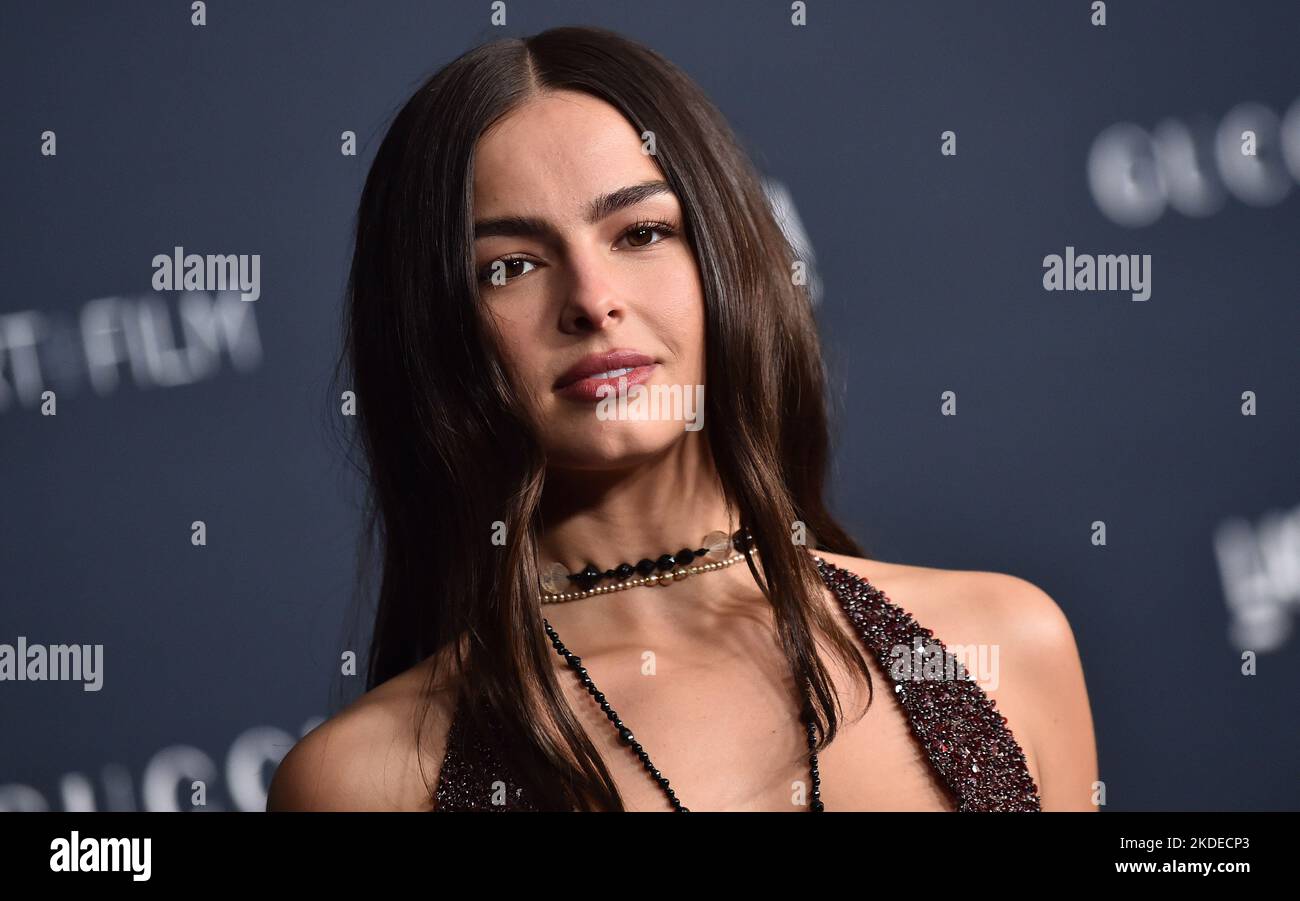 Addison Rae arriving to the 2022 LACMA Art + Film Gala held at LACMA in Los Angeles, CA on ...