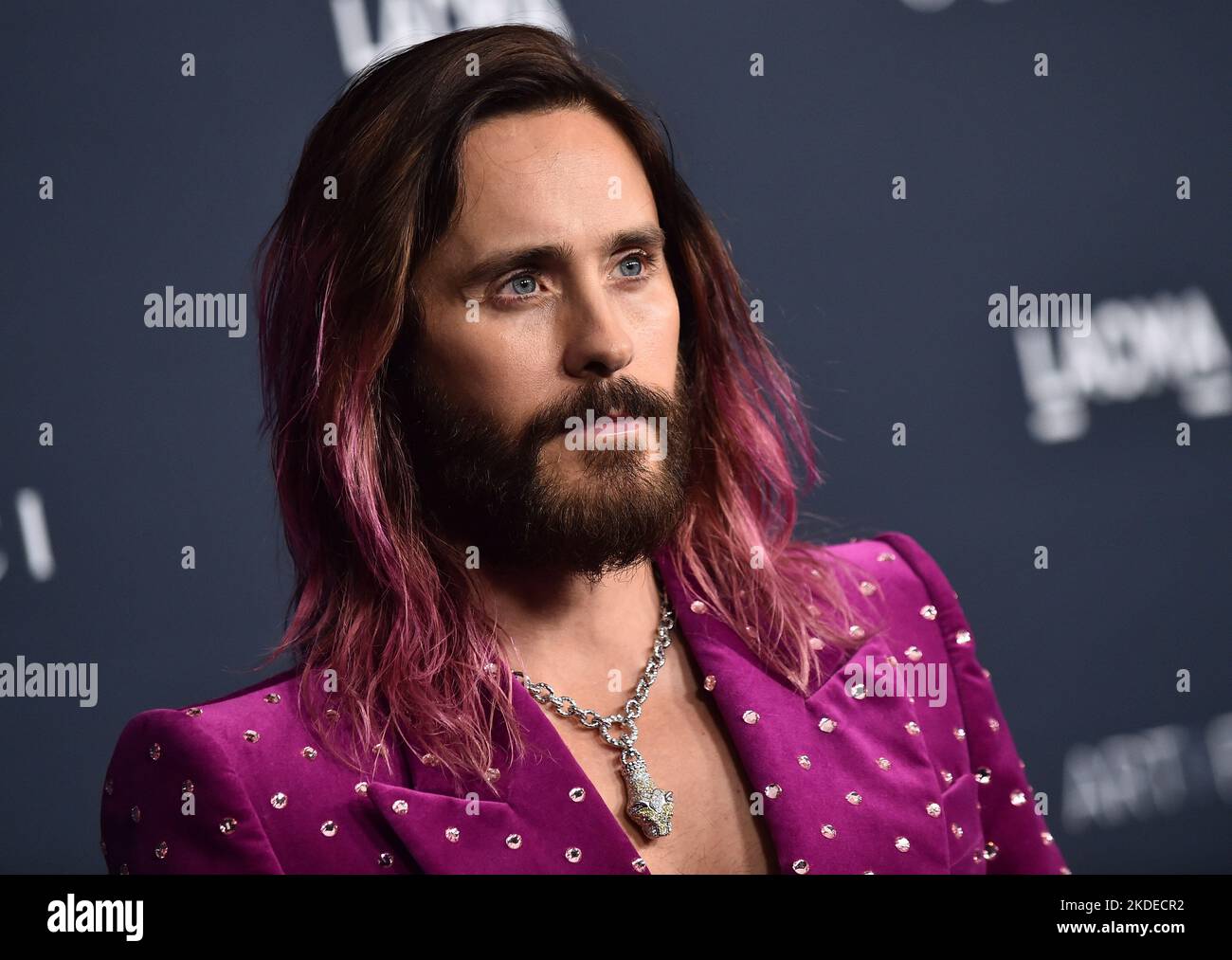 Jared Leto arriving to the 2022 LACMA Art + Film Gala held at LACMA in ...