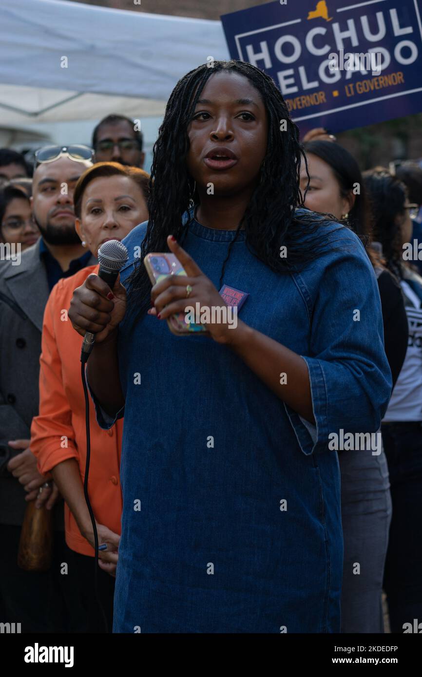 Queens, New York, USA. 5th Nov, 2022. Sochie Nnaemeka, director of the ...