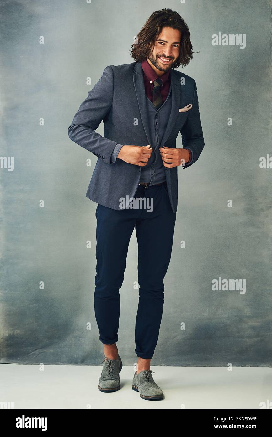 Handsome men in suit hi-res stock photography and images - Alamy