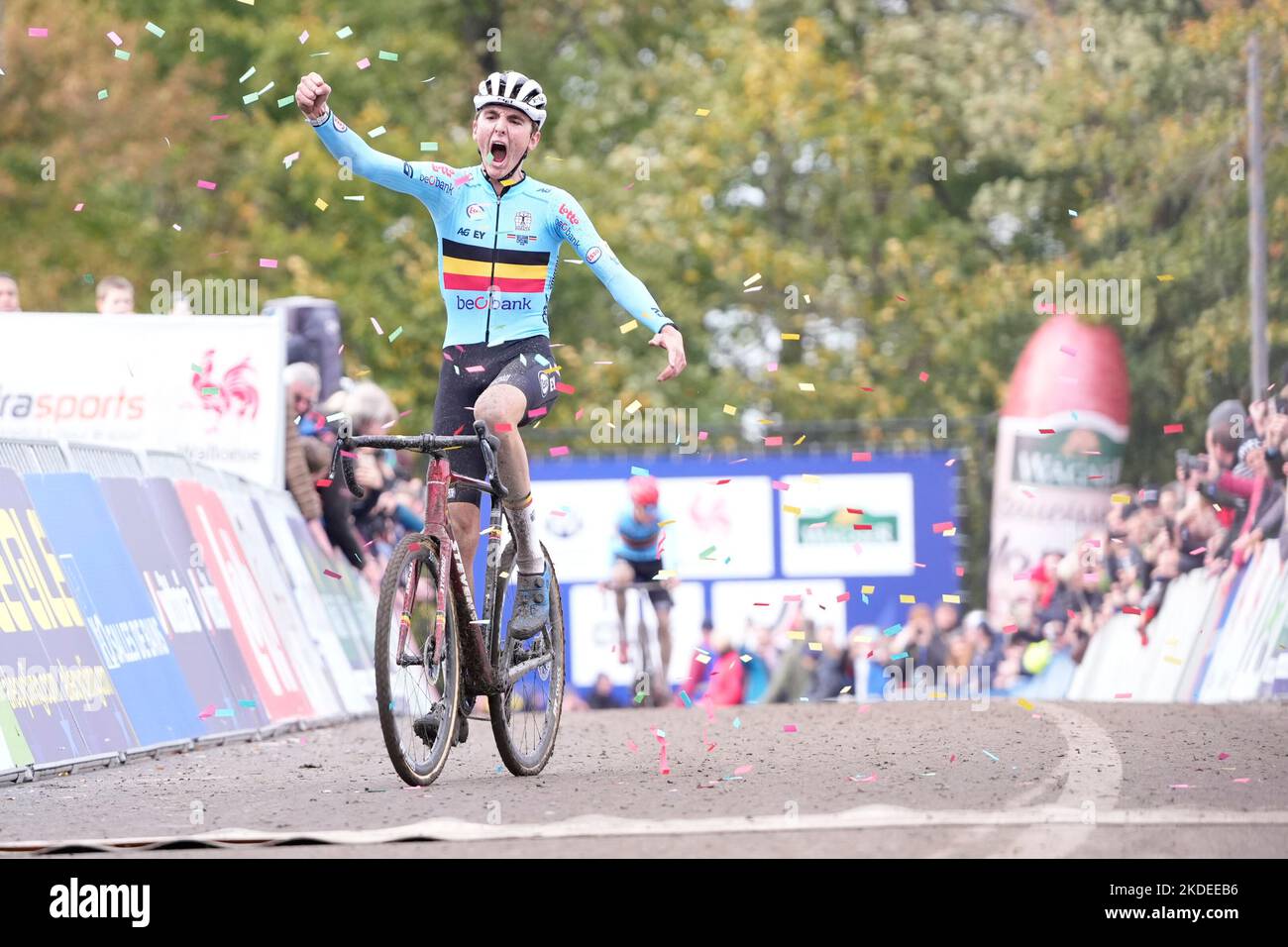 NAMUR, BELGIUM - NOVEMBER 5: Emiel Veerstrynge of Belguim during the ...