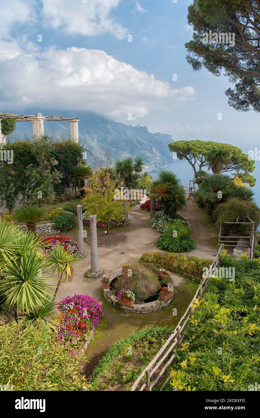 Villa Rufolo in Ravello, Italy Stock Photo - Alamy