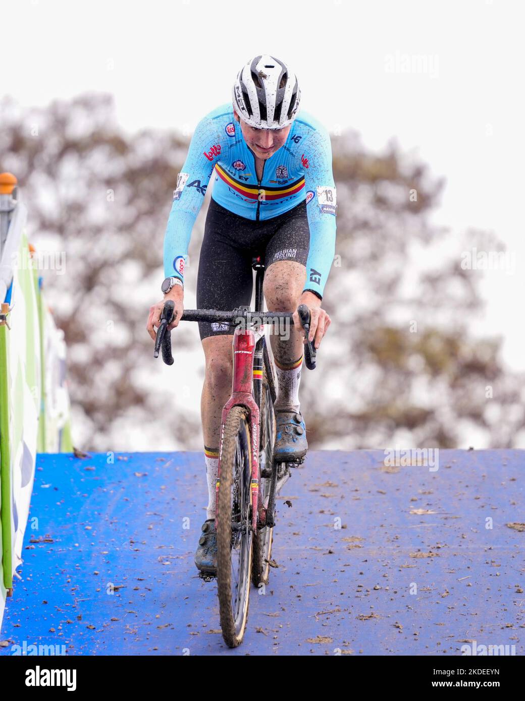 NAMUR, BELGIUM - NOVEMBER 5: Emiel Veerstrynge of Belguim during the ...