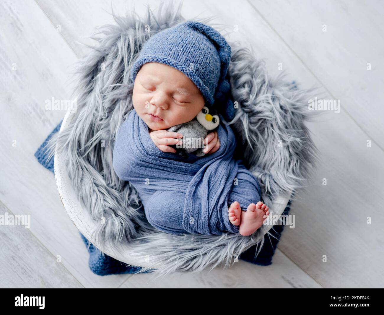 Newborn baby portrait Stock Photo - Alamy