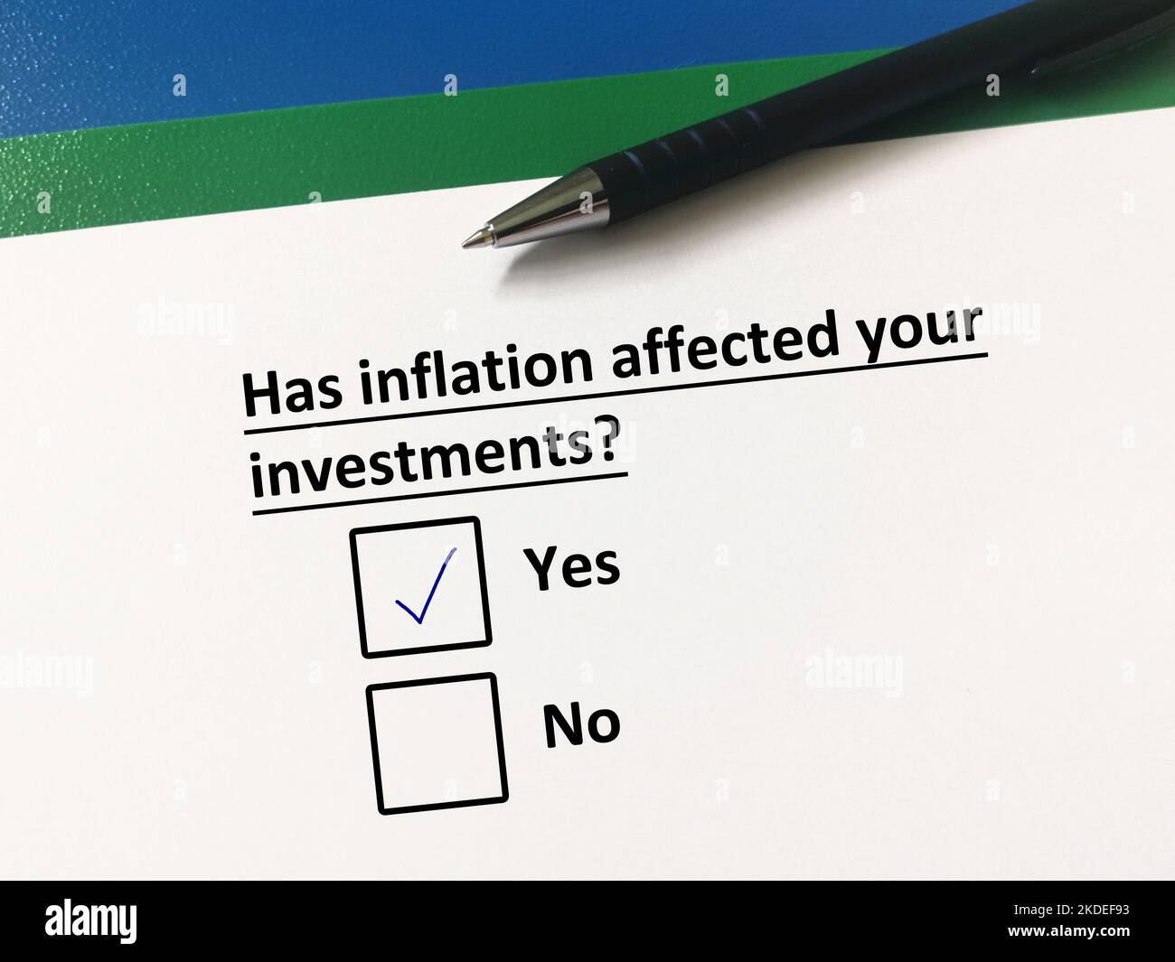 One person is answering question about inflation. He thinks inflation ...