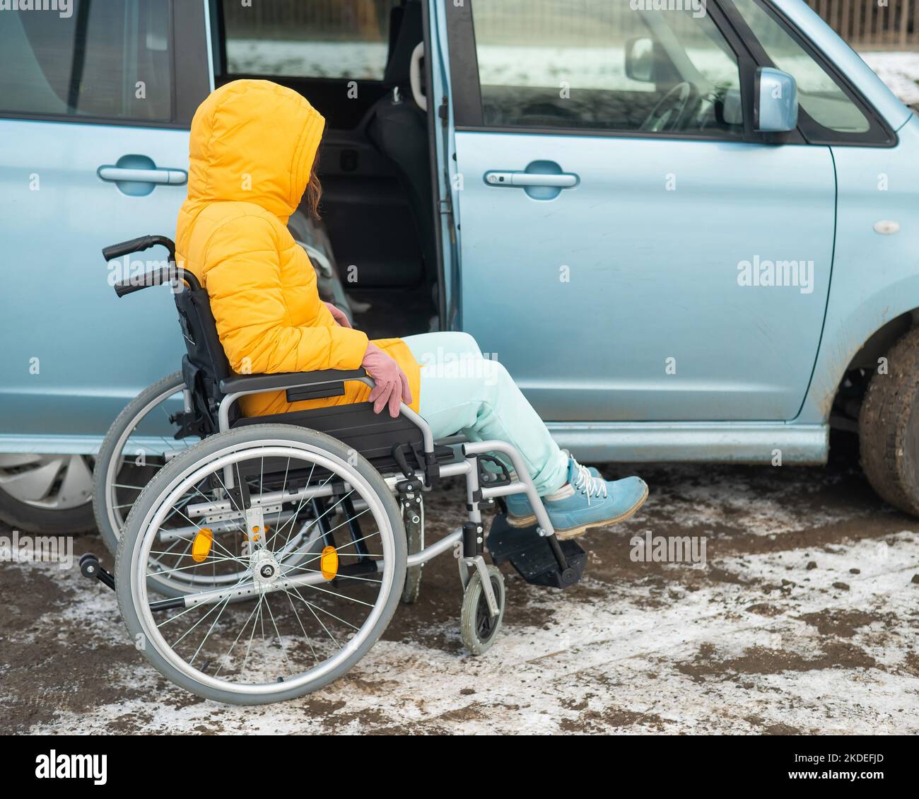 Wheelchair car transfer hi-res stock photography and images - Alamy