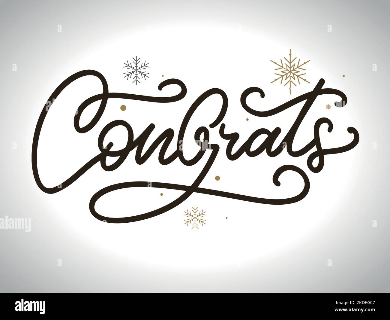 Congrats lettering. Handwritten modern calligraphy, brush painted ...