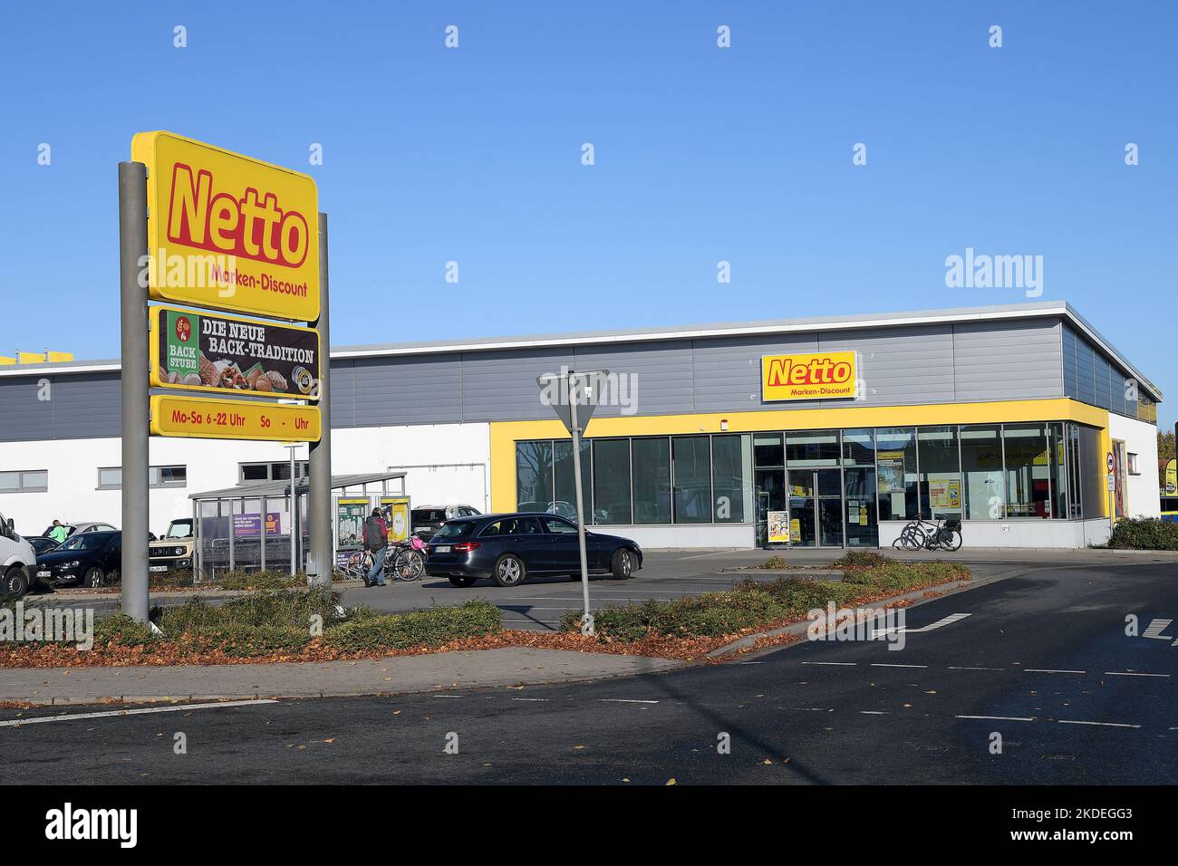 Burg/Fehmran/Germany/05 November 2022/Netto discoun t grocery store in ...