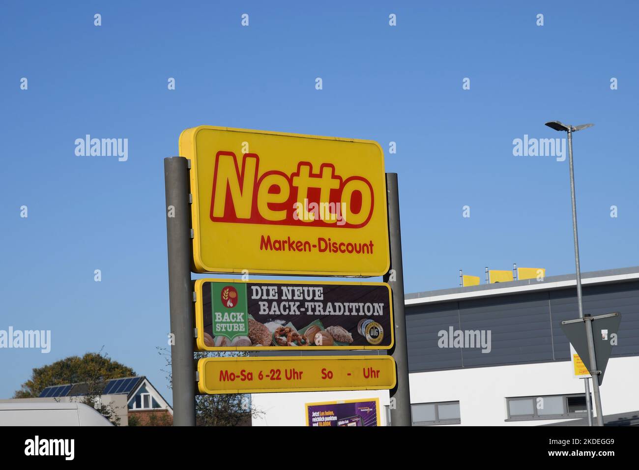 Burg/Fehmran/Germany/05 November 2022/Netto discoun t grocery store in ...