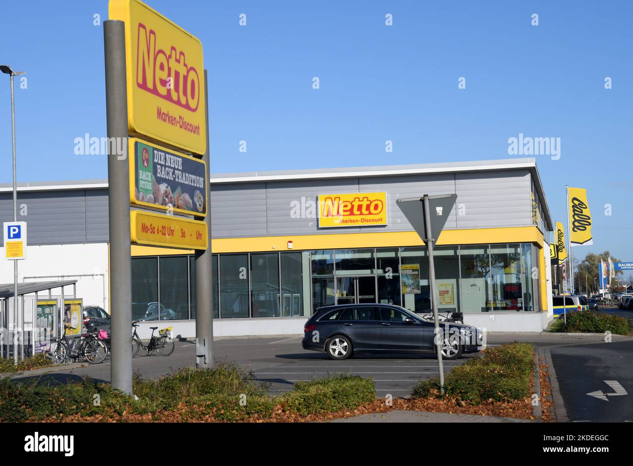 Burg/Fehmran/Germany/05 November 2022/Netto discoun t grocery store in ...