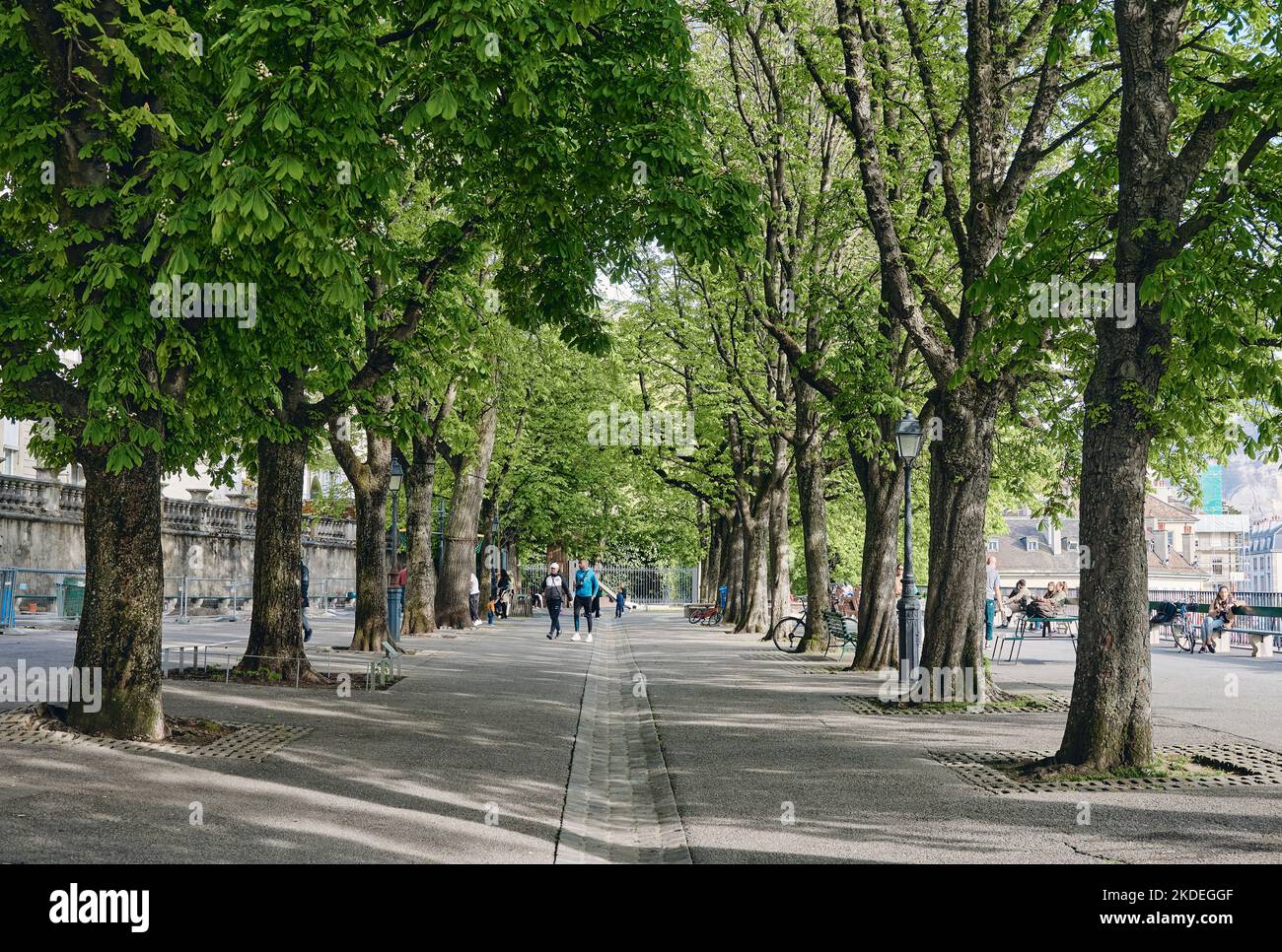 The landscape around old town area of Geneva city, Switzerland Stock ...