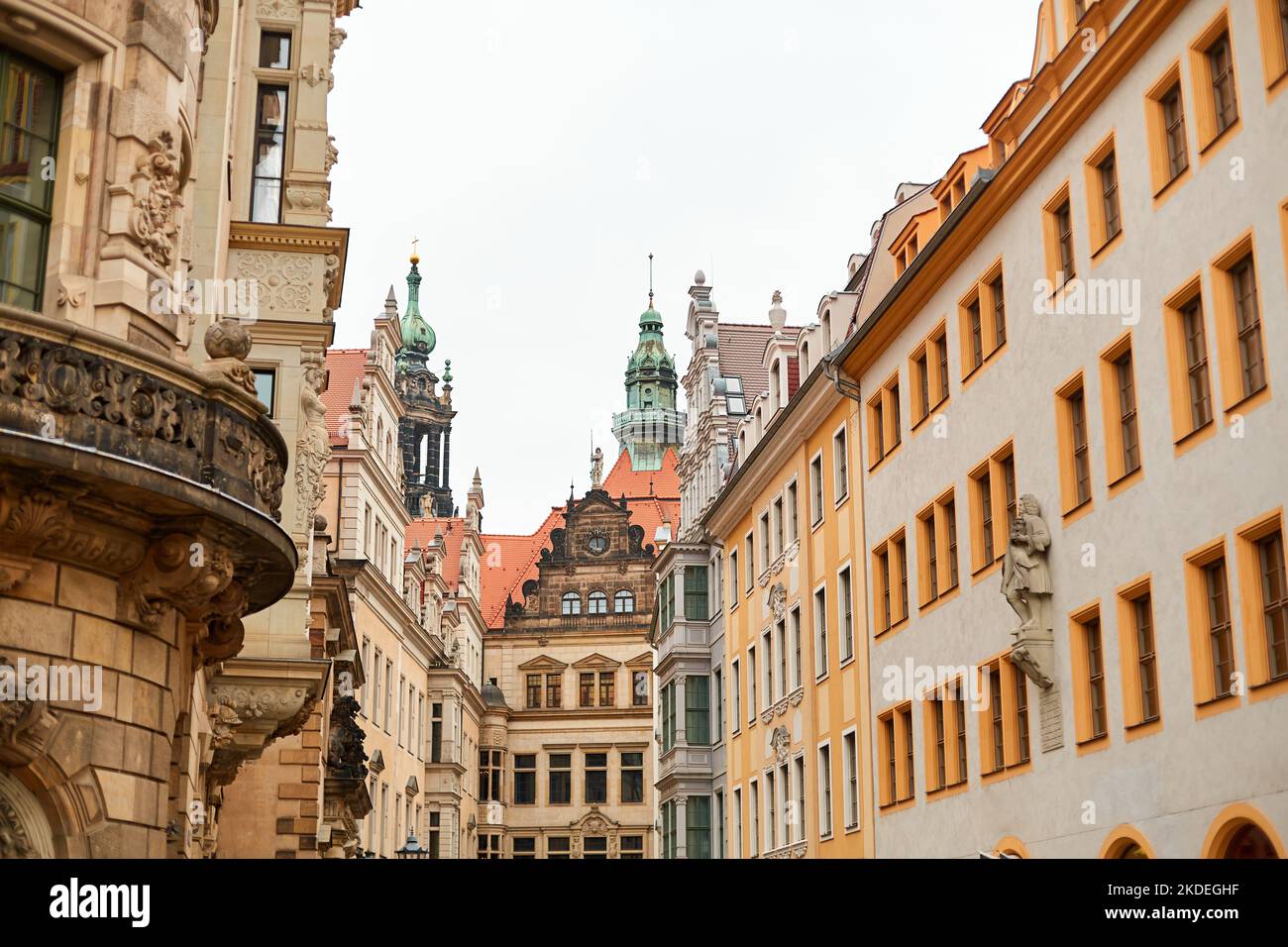 Baroque architecture in the historic city of Dresden Stock Photo - Alamy