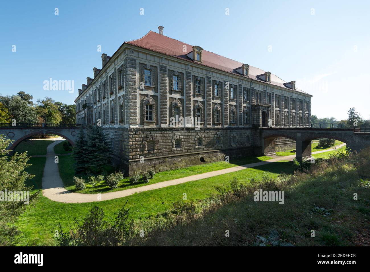 Żagań , Sagan castle and park, Poland Stock Photo - Alamy