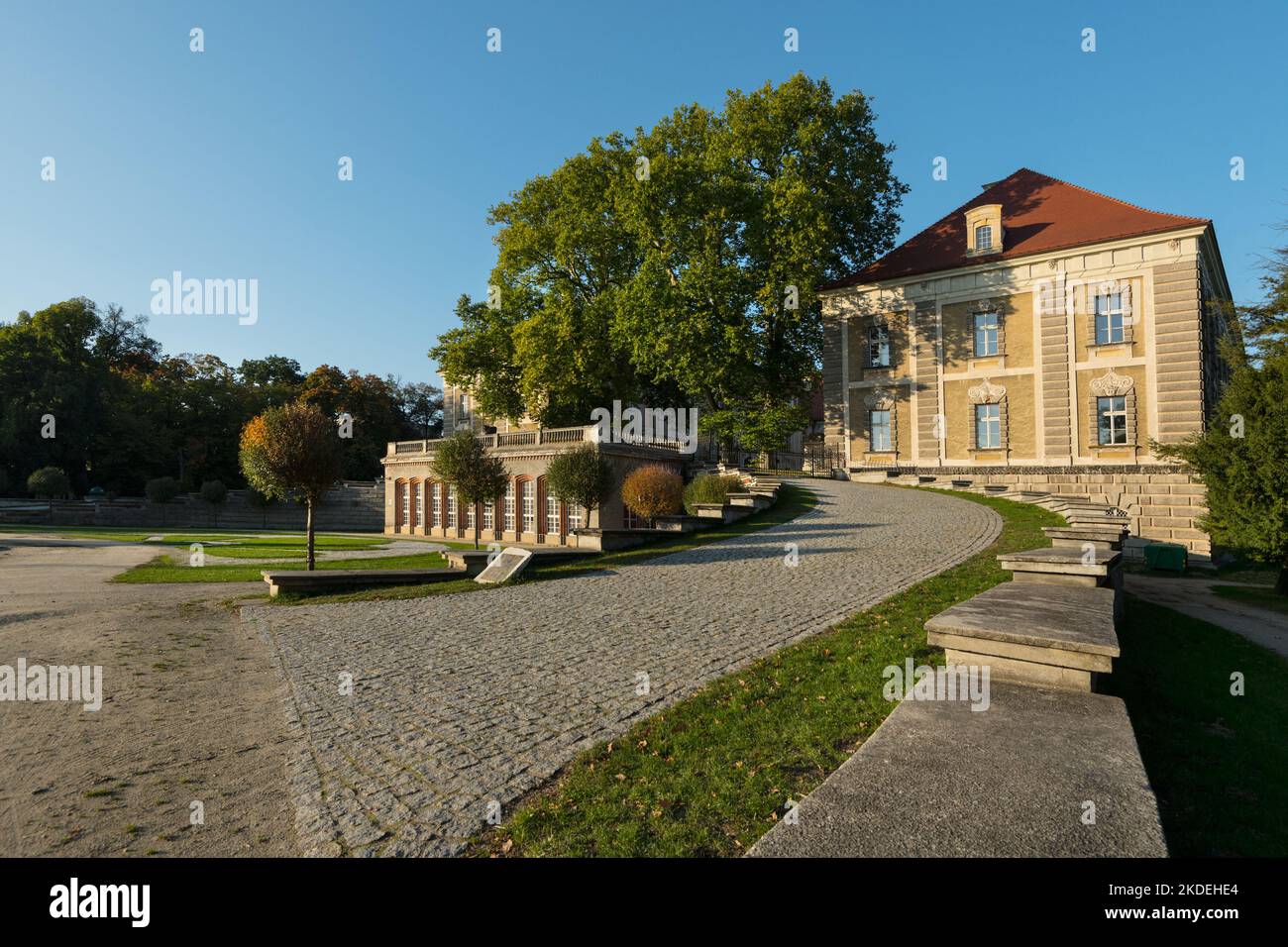 Żagań , Sagan castle and park, Poland Stock Photo - Alamy