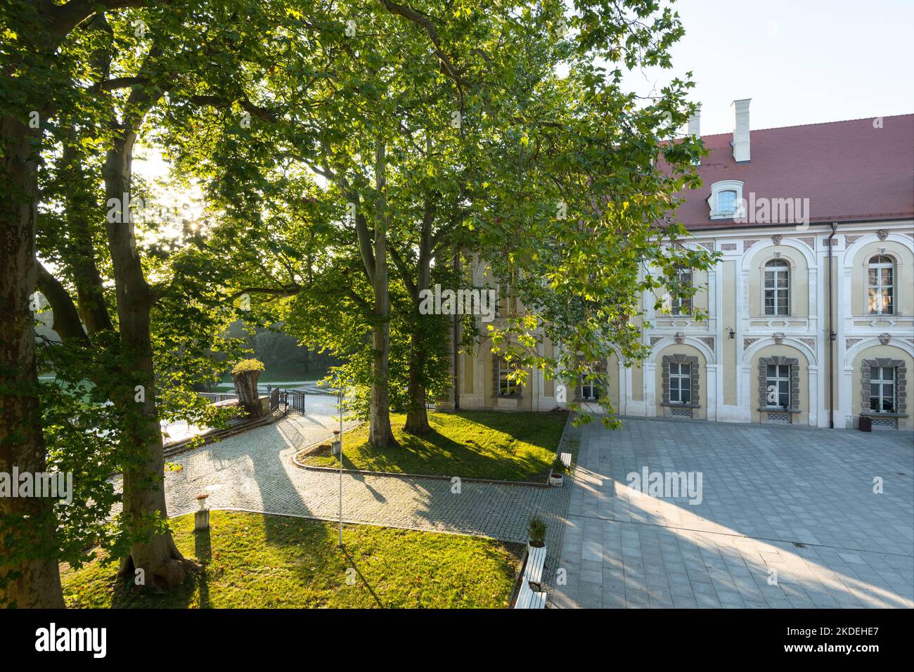 Żagań , Sagan castle and park, Poland Stock Photo - Alamy