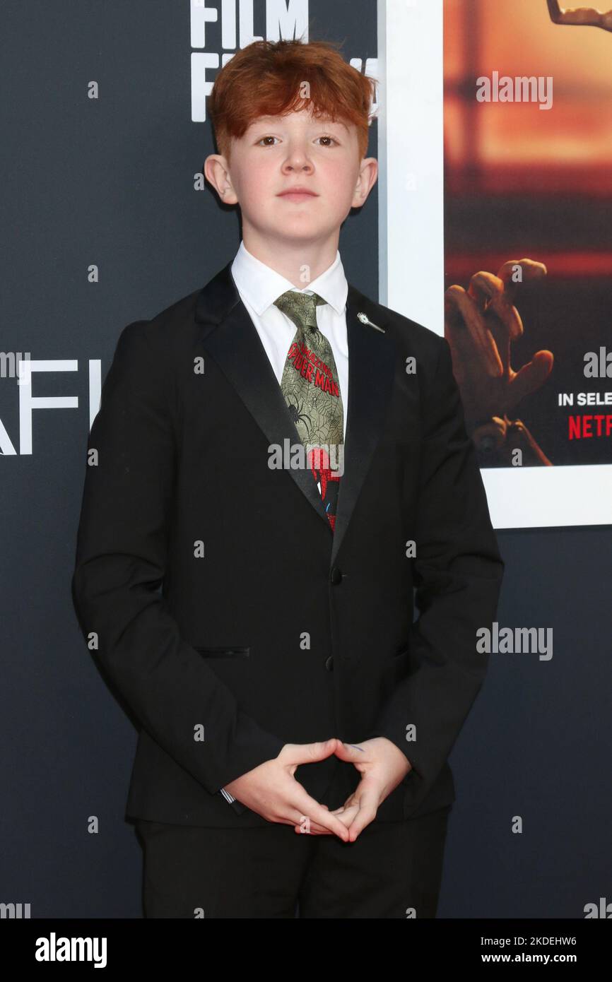 LOS ANGELES - NOV 5: Gregory Mann at the AFI Fest - "Guillermo del Toro ...