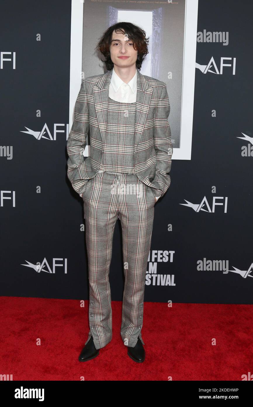 LOS ANGELES - NOV 5: Finn Wolfhard at the AFI Fest - "Guillermo del Toro's Pinocchio" Premiere ...