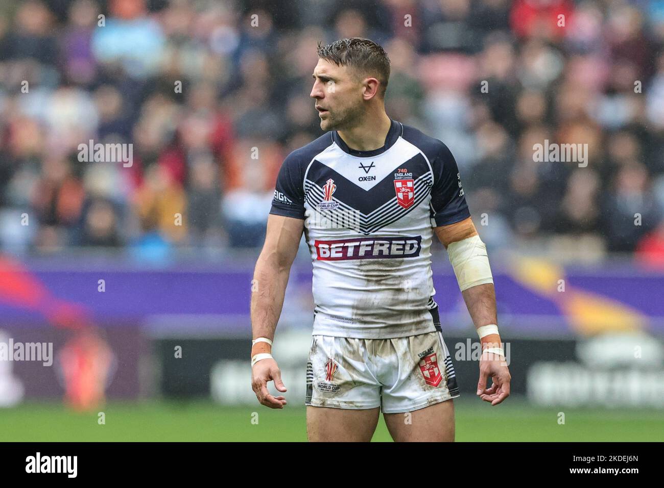 Tommy Makinson of England during the Rugby League World Cup 2021 ...