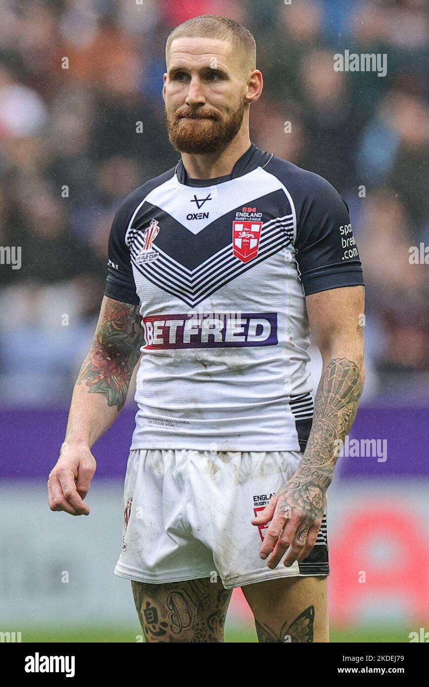Sam Tomkins of England during the Rugby League World Cup 2021 Quarter ...