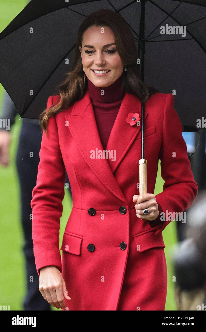 Catherine, Princess of Wales during the Rugby League World Cup 2021 ...