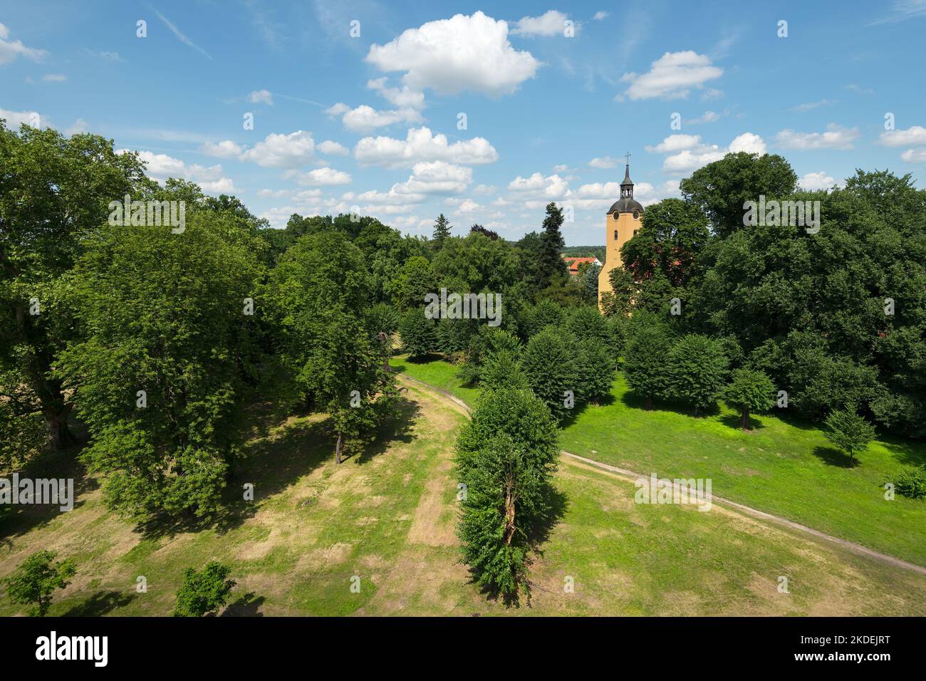 park and castle Brody, Pförten, Poland Stock Photo - Alamy
