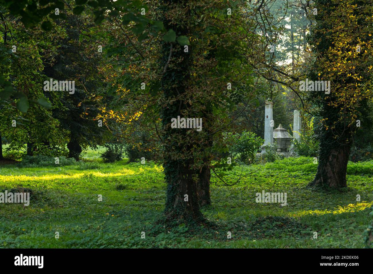 park and castle Brody, Pförten, Poland Stock Photo - Alamy