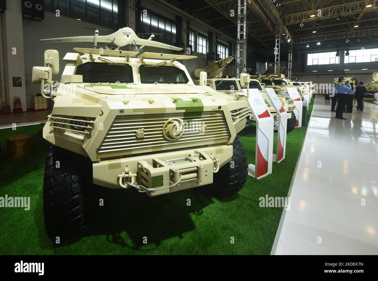 ZHUHAI, CHINA- NOVEMBER 6, 2022 - People visit the weapons hall at the ...