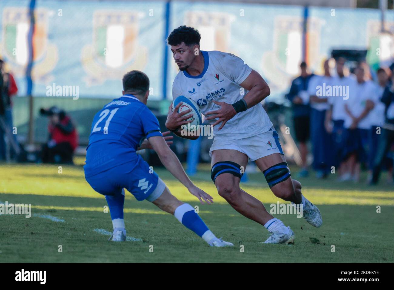 Plebiscito stadium, Padua, Italy, November 05, 2022, Jeffery Toomaga ...
