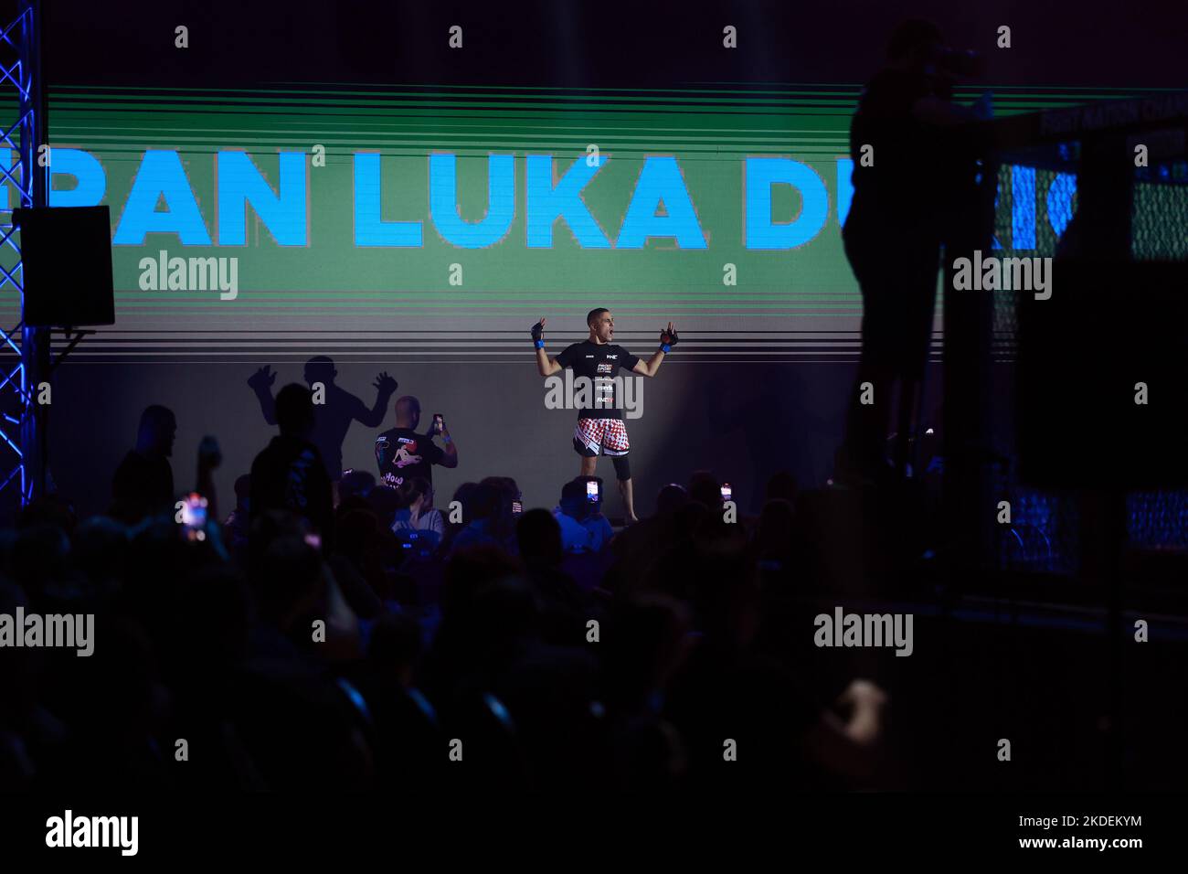 Leandro Gomes of Portugal fight against Fran Luka Djuric of Croatia ...