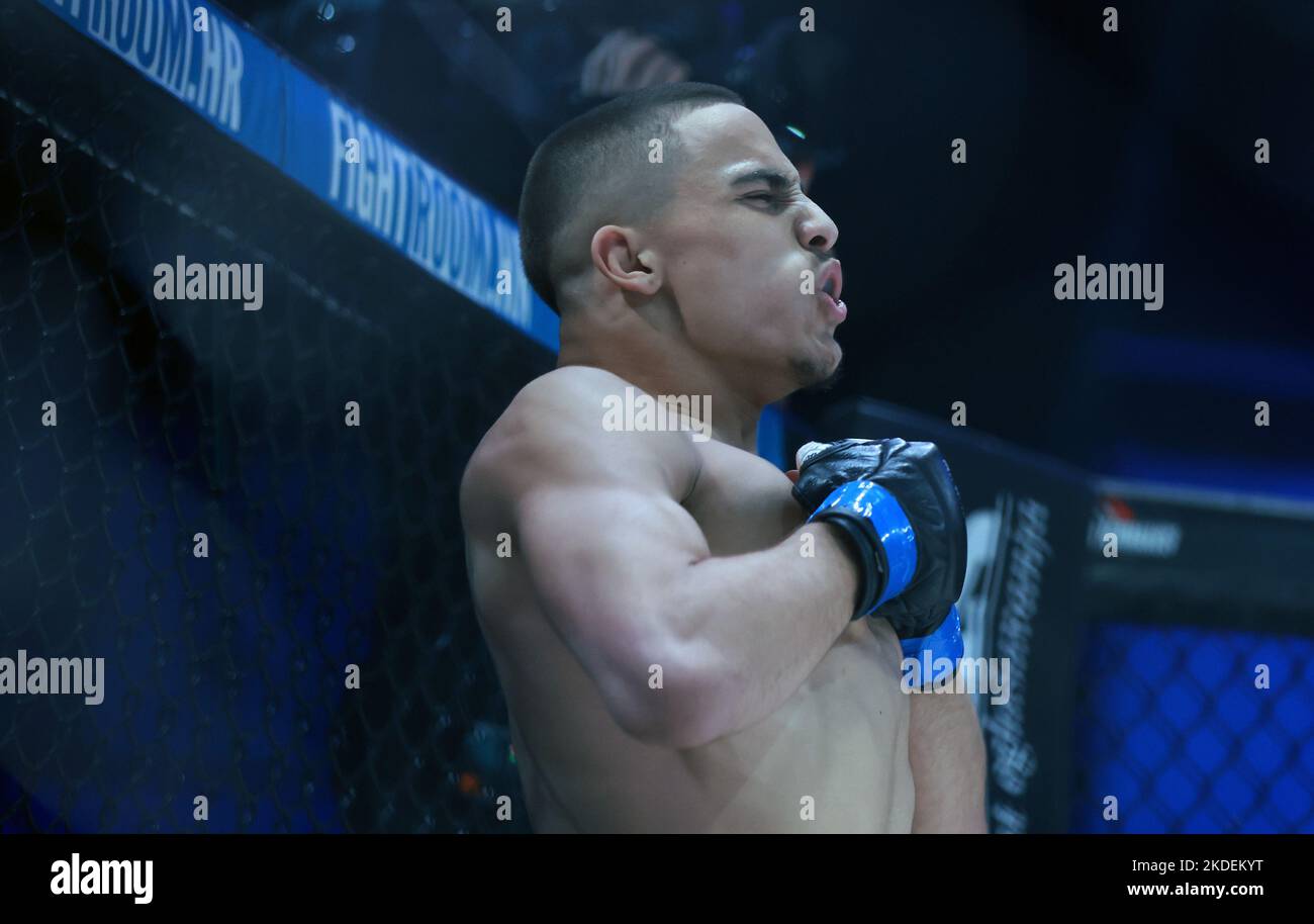 Leandro Gomes of Portugal fight against Fran Luka Djuric of Croatia ...