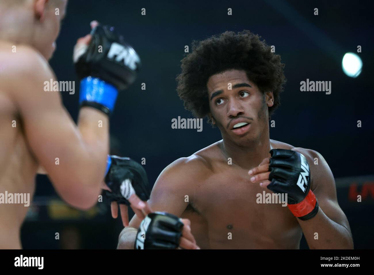 Leandro Gomes of Portugal fight against Fran Luka Djuric of Croatia ...
