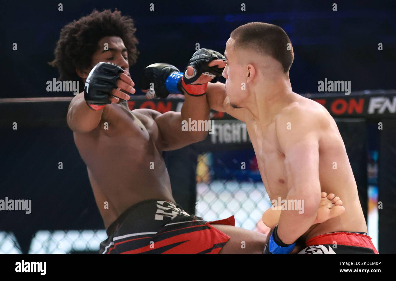 Leandro Gomes of Portugal fight against Fran Luka Djuric of Croatia ...